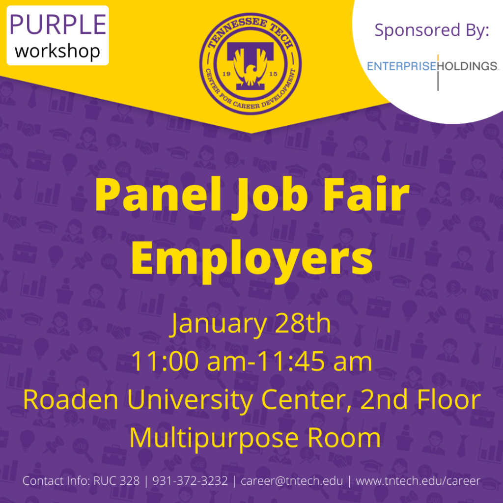 Purple Career Workshop on Jan. 28: Employer Insights to Successful ...