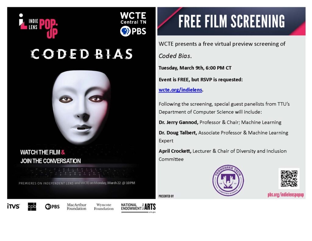Free Screening of Coded Bias March 8 | Tech Times