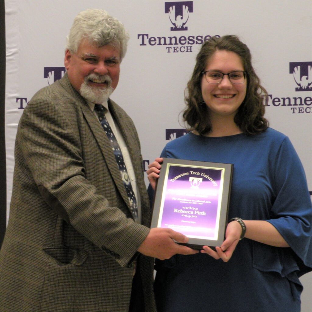 Rebecca Firth Receives Kurt Eisen Excellence in Liberal Arts Award ...