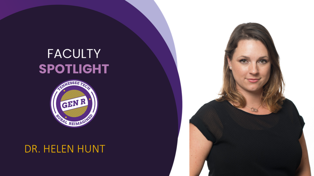 Rural Reimagined Faculty Grant Program Recognizes Dr. Helen Hunt | Tech ...