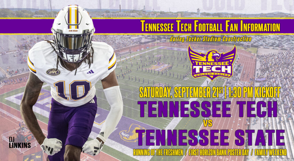 Tennessee Tech Football Fan Information During Tucker Stadium ...